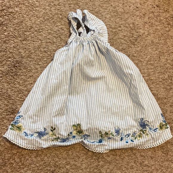 Mud Pie | Shirts & Tops | Mud Pie 218 Months Blue And White Striped ...